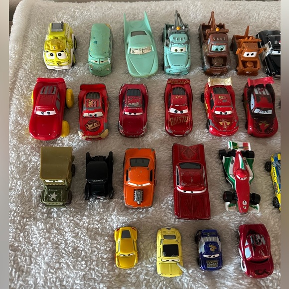 Disney | Toys | Disney Pixar Cars Lightning Mcqueen Sarge Mater ...